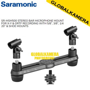 Saramonic SR-MSM500 Microphone Mount SR-SMC1 ShocK Mount | Shopee Philippines