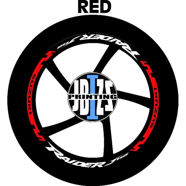 SUZUKI RAIDER J 115 MAGS STICKER DECALS SET HARAP LIKID ALL SIDE ...