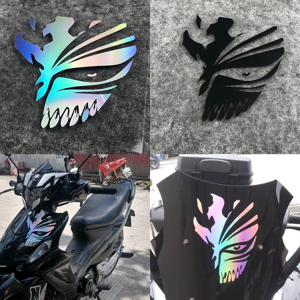 Reflective Car Sticker Grim Reaper Mask Sticker Waterproof Sticker ...