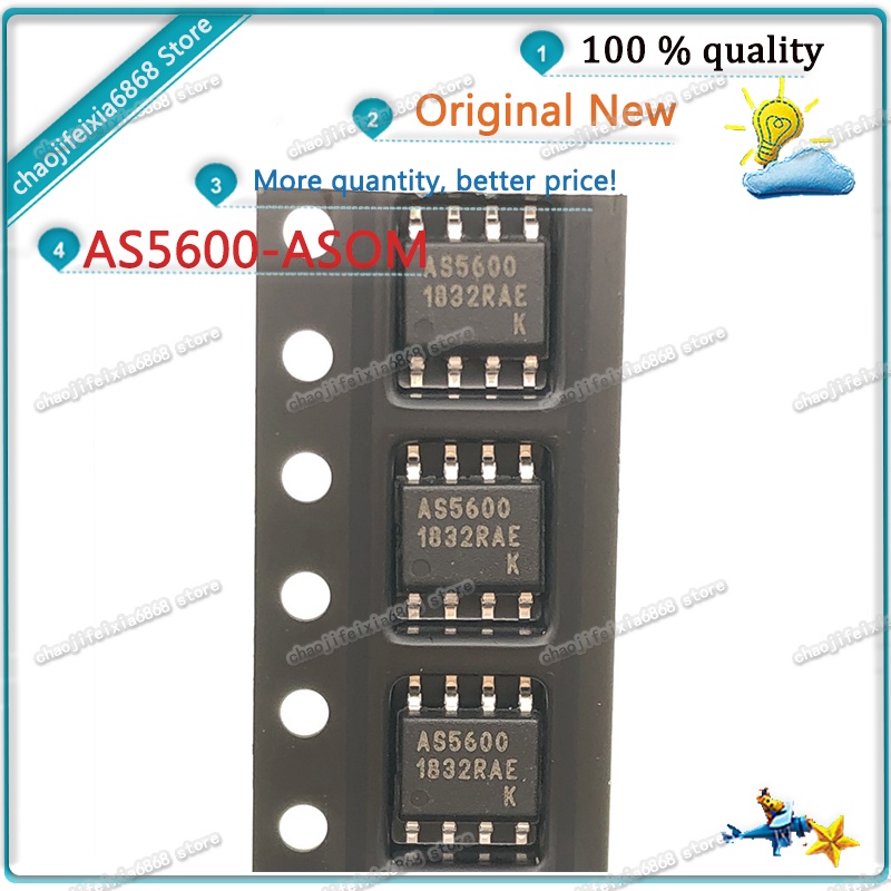 10pcs-100pcs/lot! AS5600-ASOM AS5600 SOP-8 AS5600ASOM SOP8 Magnetic encoder IC NEW ORIGINAL ...