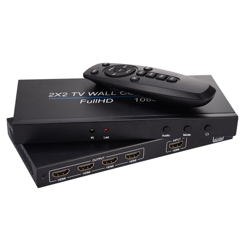 2X2 Video Wall Controller 1 Input 4 Output 2X1/3X1/4X1/1X2/1X3/1X4 TV ...
