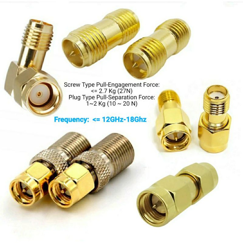 【Ready Stock】 #RF Coaxial Coupler&SMA Connector Adaptor plus Splitter ...