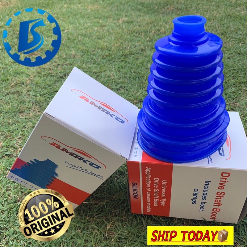 Driveshaft silicon boot silicone 1100-40 universal c v joint boot set ...