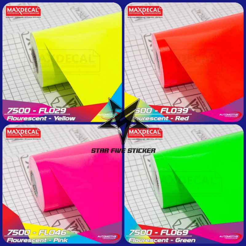 STABILO Car Motorcycle Sticker Color Highlighter Fluorescent ...