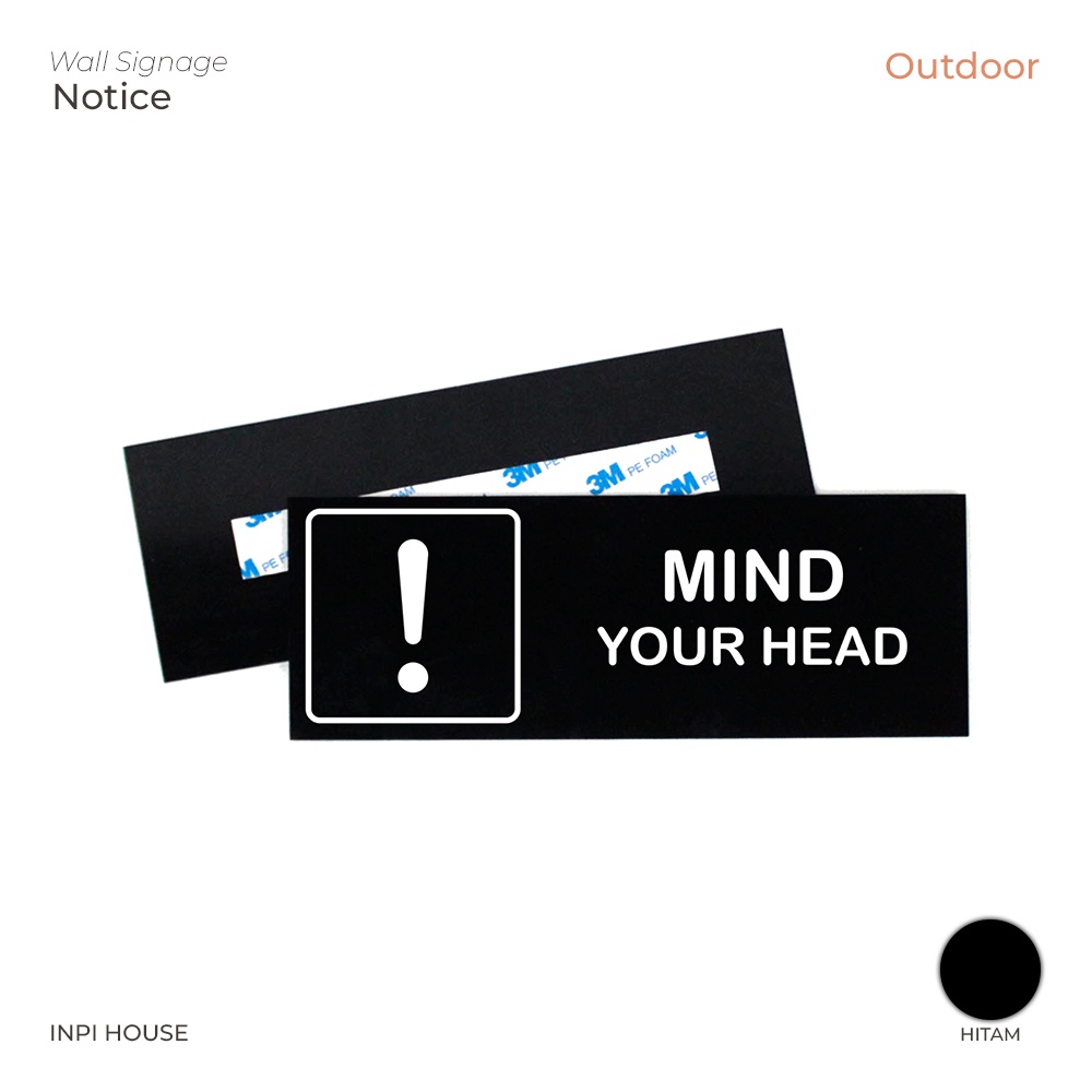 Signage mind your head - Acrylic sign - mind your head - Beware Of The ...