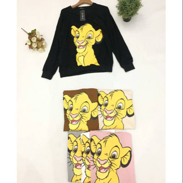 Zara Lion King Tag Sweater | Shopee Philippines