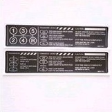 Warning Transmission Sticker JB43 JB64 JB74 | Shopee Philippines