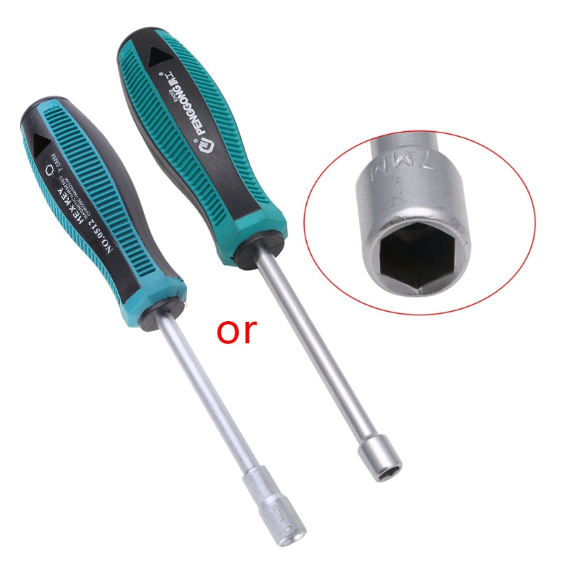 SPT Metal Socket Driver Wrench Screwdriver Hex Nut Key Nutdriver Hand Tool 7mm | Shopee Philippines