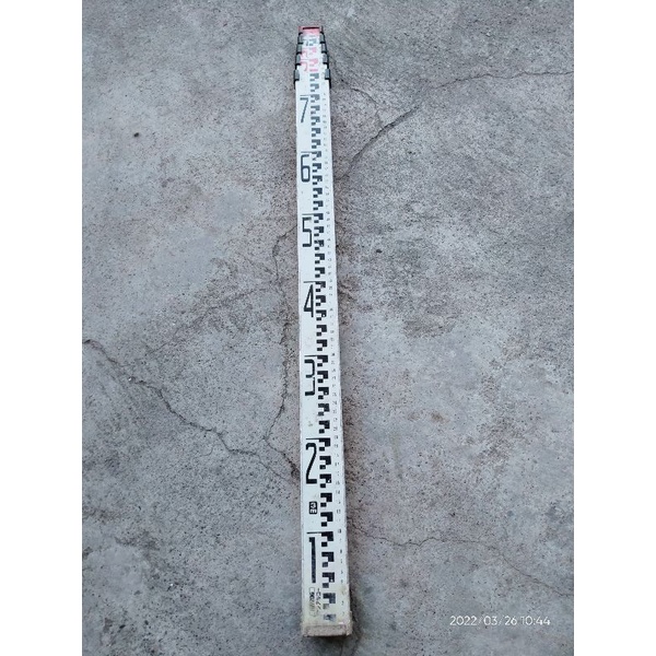 Measuring Staff 3 m 5-sections Aluminium Leveling Survey Staff For ...