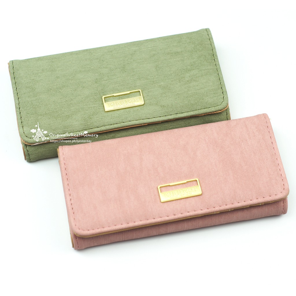 Forever Young Ladies Cellphone Wallet Long Folding Wallet | Shopee ...