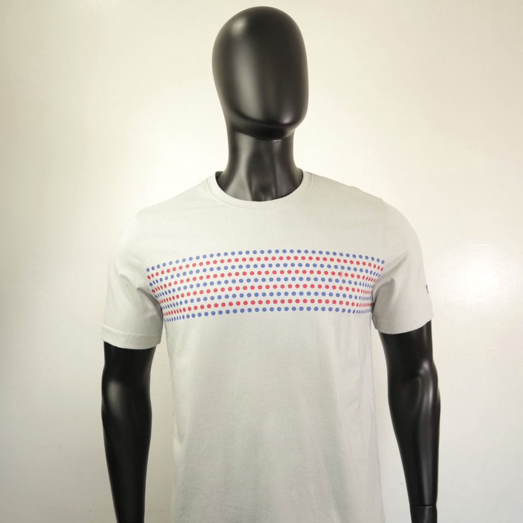 COLLEZIONE C2 22MT3K001 GRAY Men Round Neck Shirt Regular Fit Key logo ...