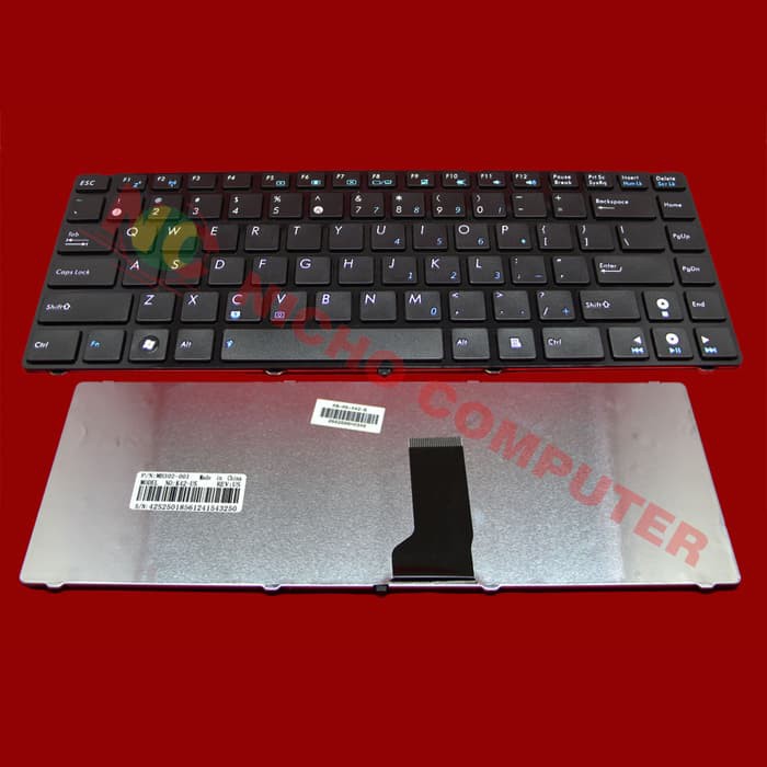 Asus KEYBOARD X42 X42D X42F X42J X42N BLACK (FRAME) | Shopee Philippines
