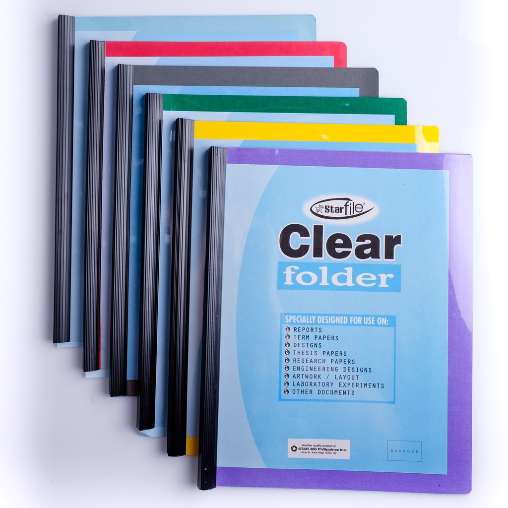 Starfile Clear Slide Folder - (15 or 25 pieces/pack) | Shopee Philippines