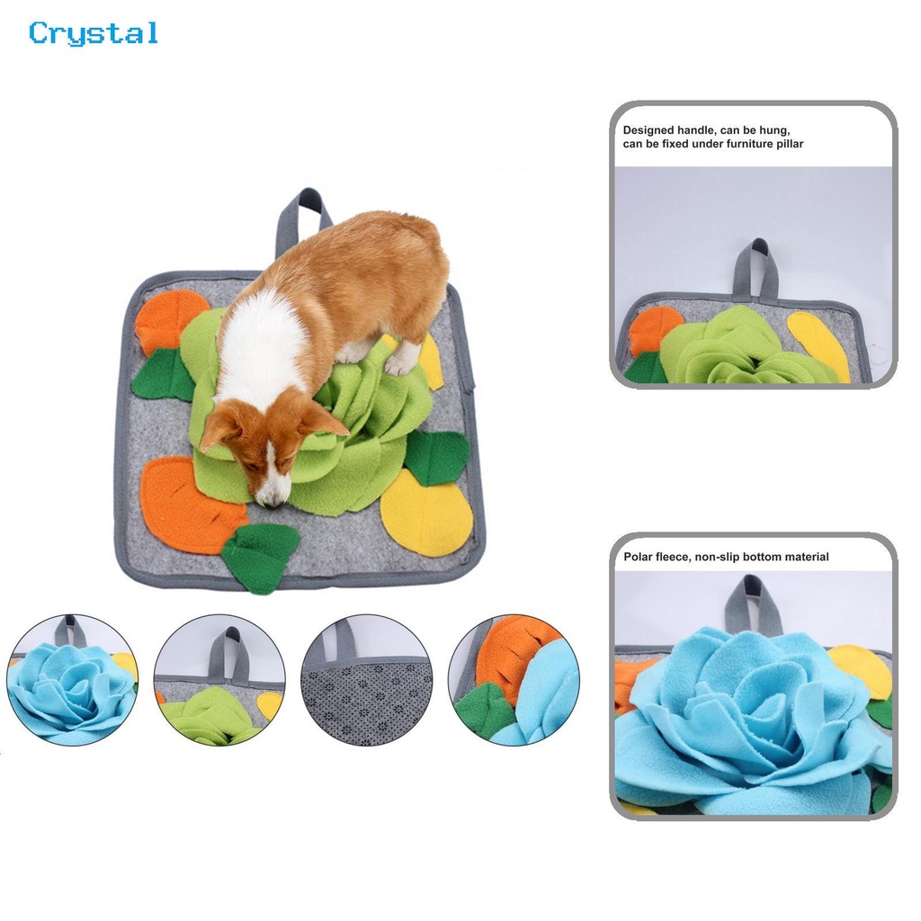 CR. Soft Texture Snuffle Mat Cute Rabbit Training Sniffing Pad Toy ...