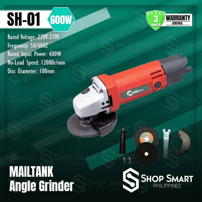 Mailtank Angle Grinder 600w (SH-01) | Shopee Philippines
