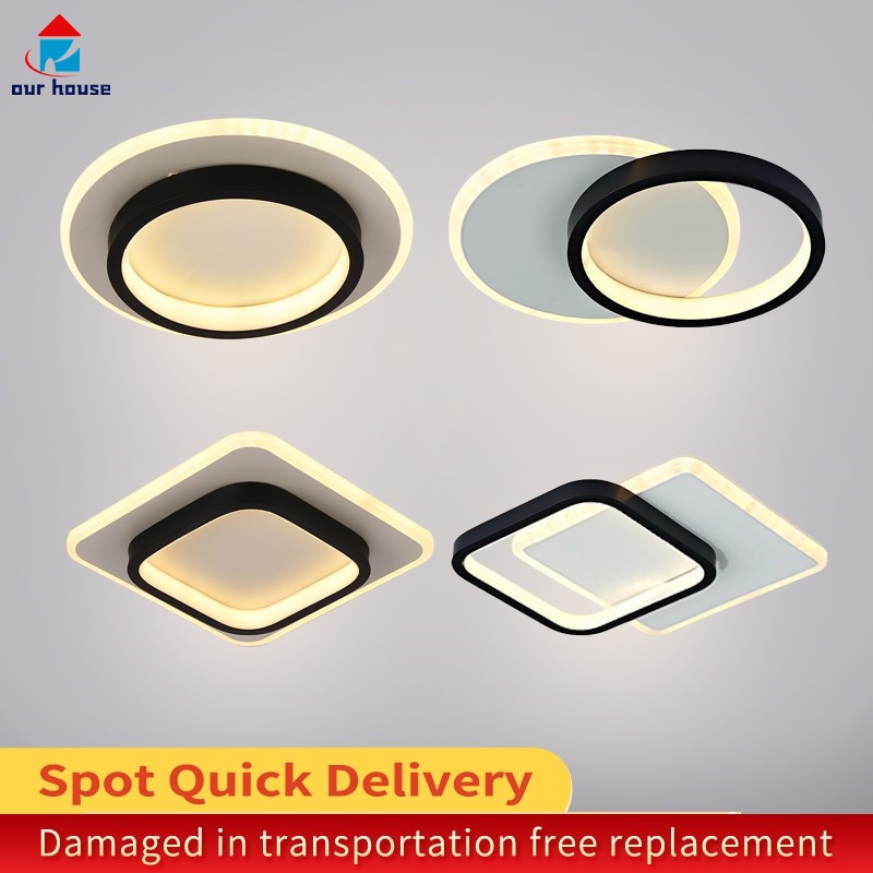 Tri color Chandelier Ceiling Light Corridor Lights Bedroom Ceiling Lamp ...