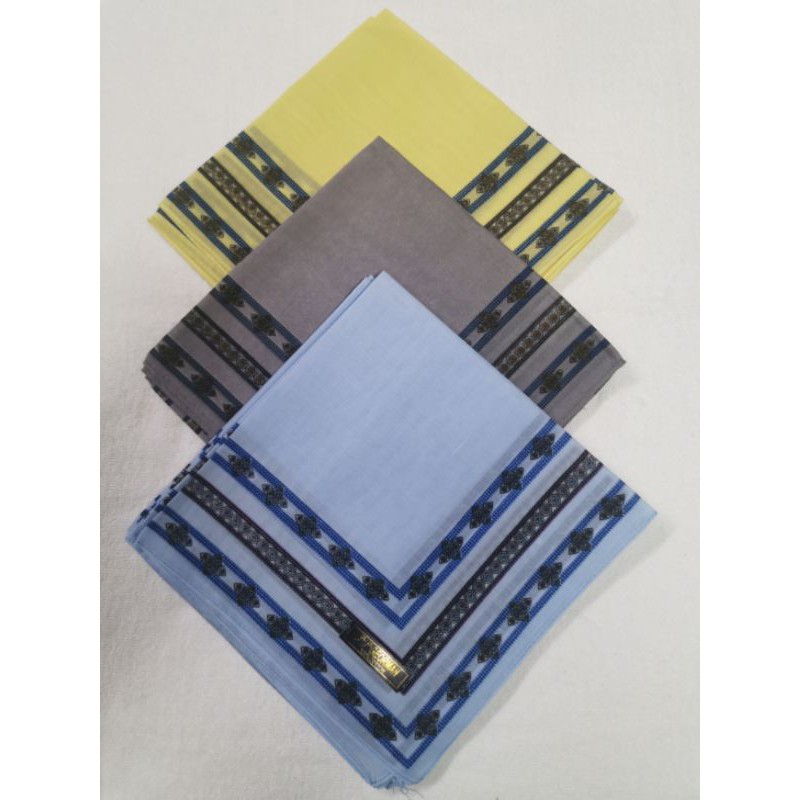 Men's assorted checkered color design handkerchief/panyo cotton ...