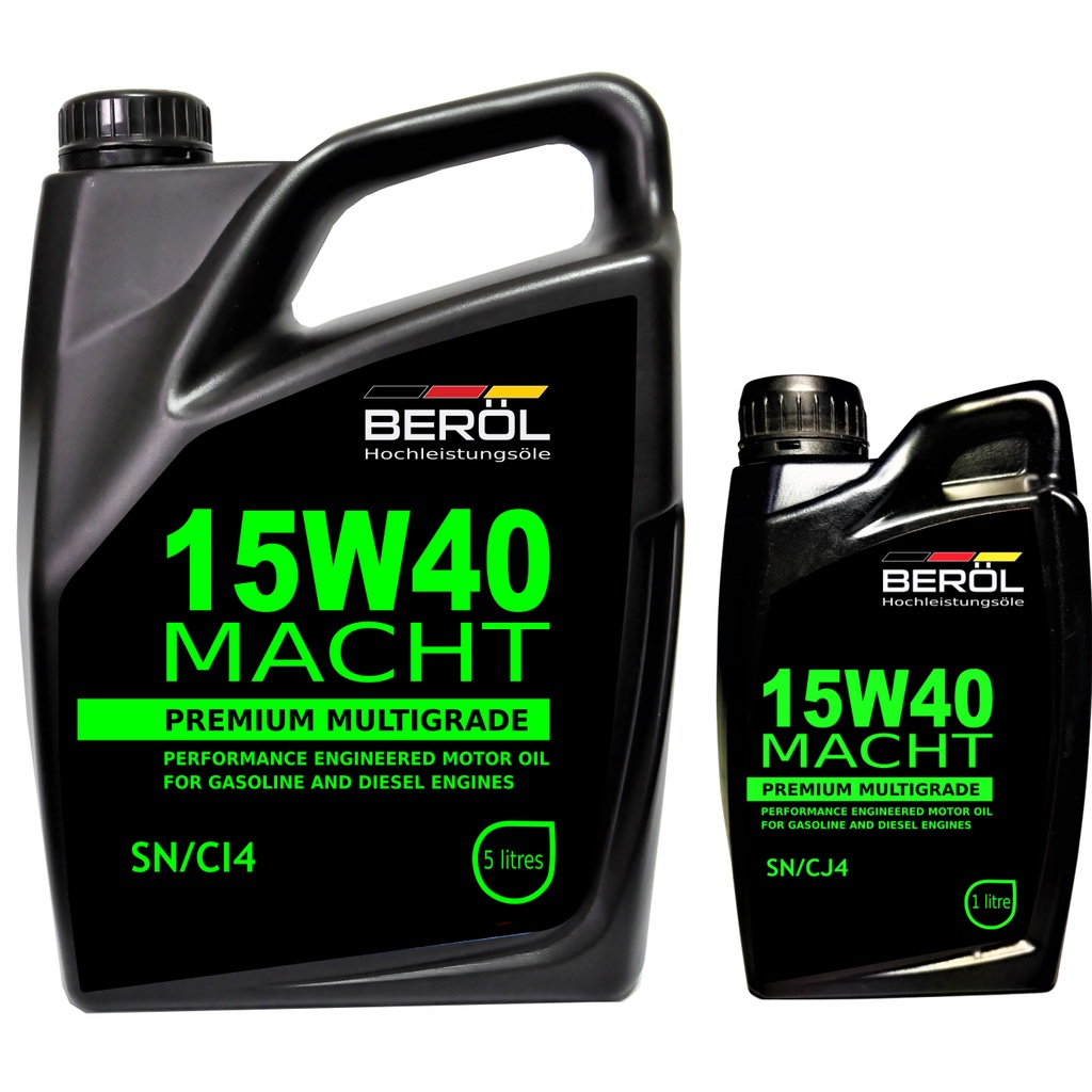 BEROL 15W 40 MACHT Premium Multigrade Engine oil (1L) | Shopee Philippines