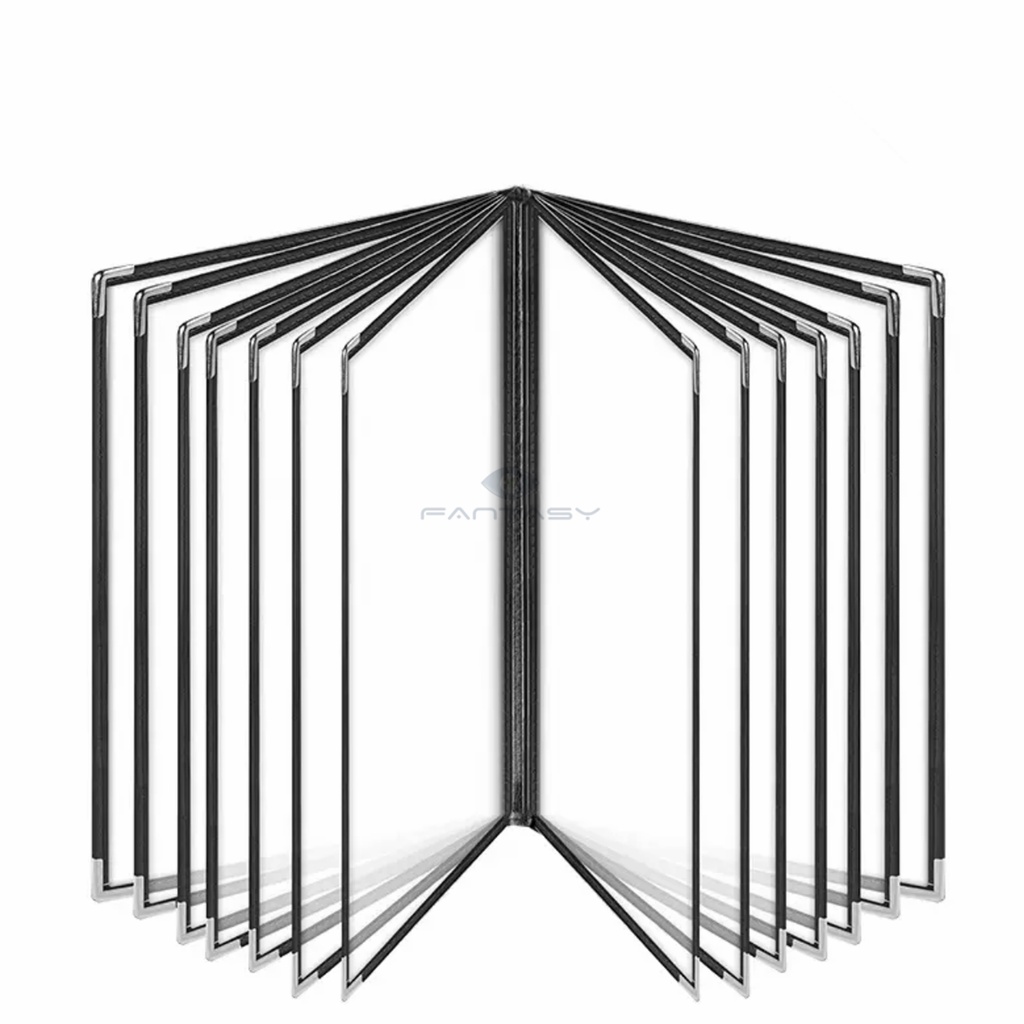 14 Pages 28 Faces A4 Transparent Menu Cover Restaurant Menu Folder Menu ...
