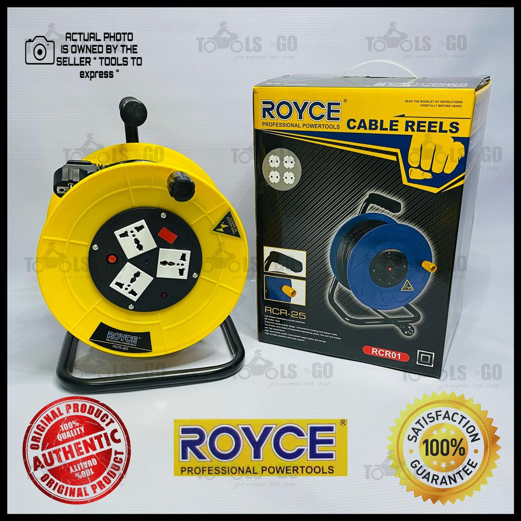 Royce Cable Reels RCR-25 Royce Cable Reels RCR-25 | Shopee Philippines