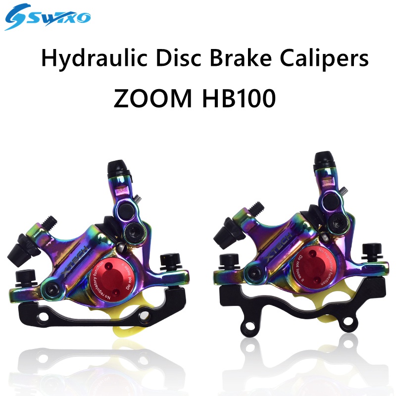 Zoom HB-100 MTB Road Bike Line Pulling Hydraulic Disc Brake Calipers ...