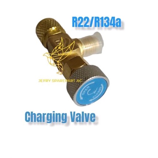 Charging VALVE ADAPTER NEPEL R22 R134A SAFETY NEW SMC STARTER ADAPTER ...