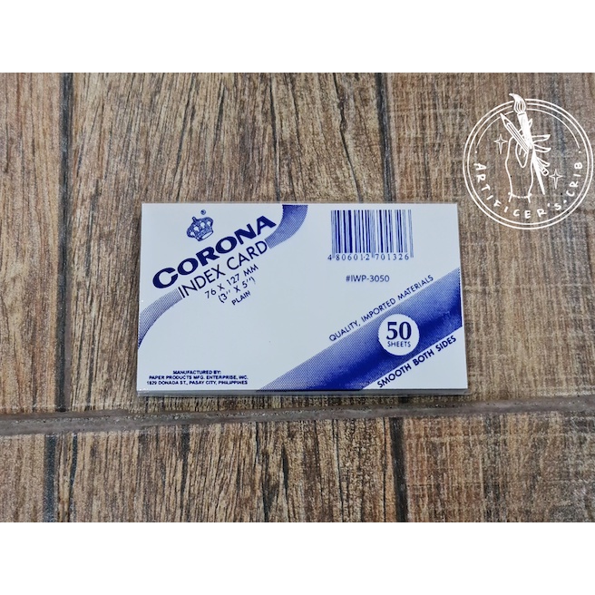 Corona Unruled/Plain Index Cards (No Lines) | Shopee Philippines