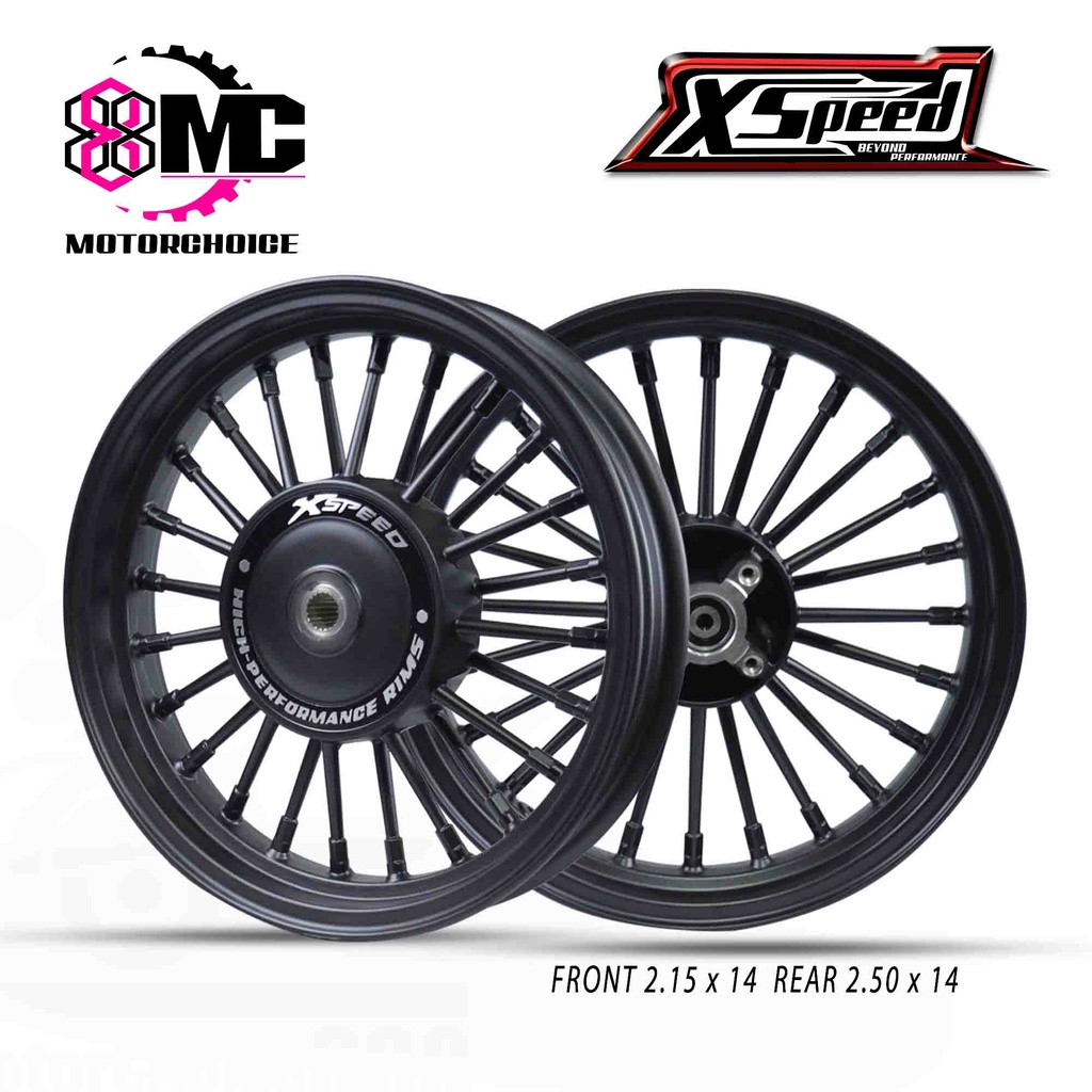 XSPEED MAGS R24 MIO 125 / MXI 125 / Soul i 125 / M3 24Spokes Design ...