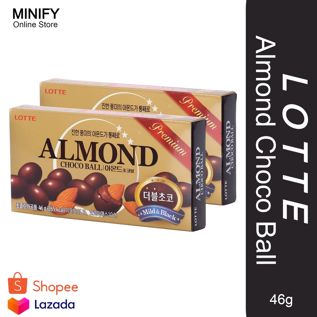 Lotte Almond Choco Ball 46g | Shopee Philippines
