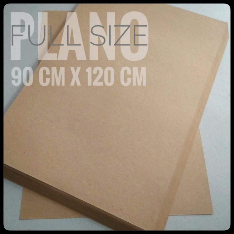 (5 Sheets) Kraft Liner 310 Gsm / Samson Cardboard Paper Uk 90 cm X 120 ...