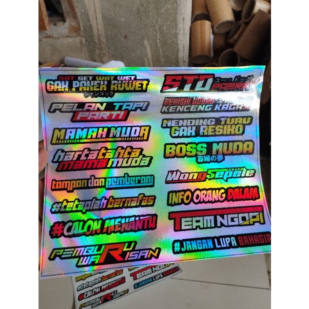 Holographic RACING PACK STICKER/HITZ STICKER/VIRAL STICKER/VIRAL ...