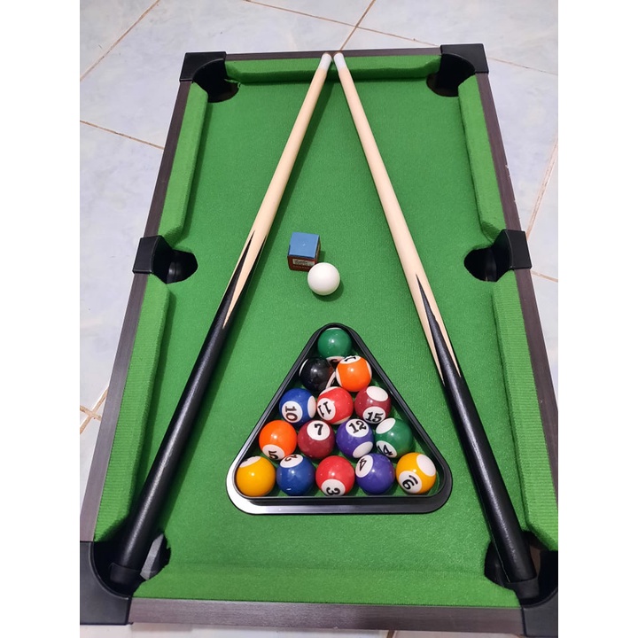 Table Top Miniature Billiard for Kids / Pool Game Set / Maliit na ...