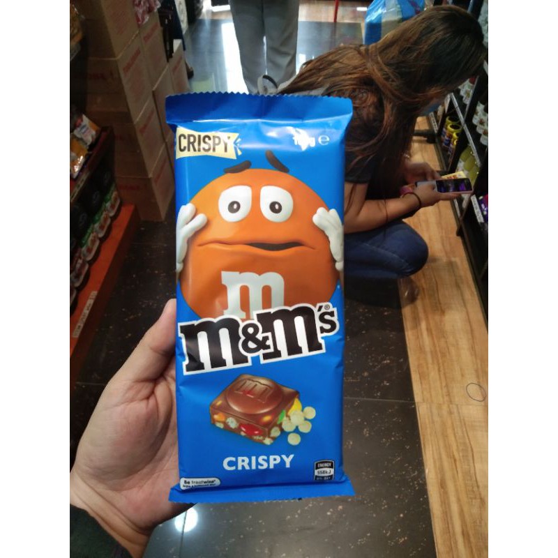 M&M's Crispy Chocolate Bar 100g | Shopee Philippines
