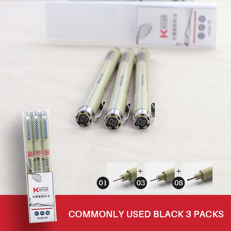 HIGHTUNE 12PCS Sakura Pigma Micron Pen Detail Drawing Fineliner Pen ...