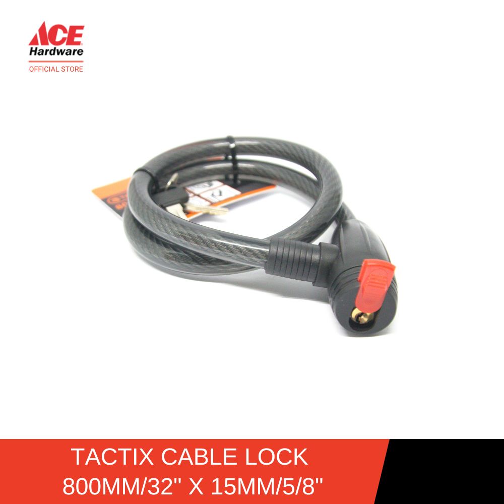 Tactix Cable Lock 800MM 32 X 15MM | Shopee Philippines