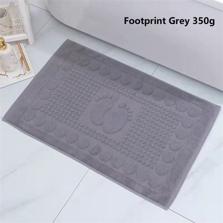 Home Hotel Cotton Floor Towel Bath Mat Absorbent Jaquard Bath Tub Side ...