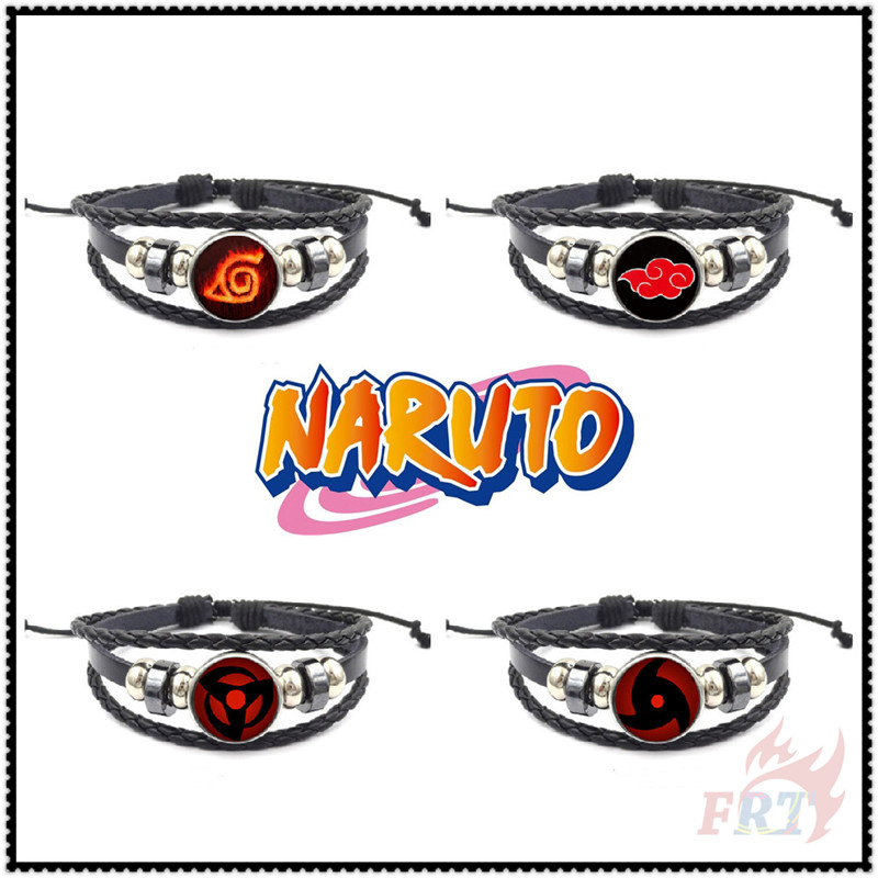 ☀ NARUTO – Anime Bracelets ☀ 1Pc Konohagakurenosato / Akatsuki Red ...