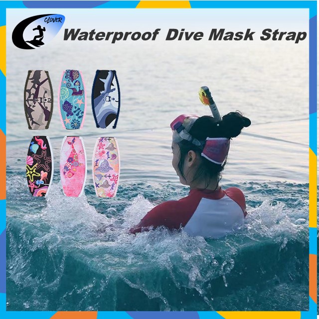 Waterproof Dive Mask Strap Cover Hair Band for Scuba Diving Snorkeling ...