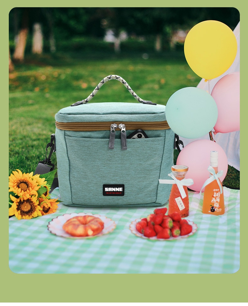 7L Lunch Box Sling Bag High Quality Thermal Insulated Cooler Bag For ...