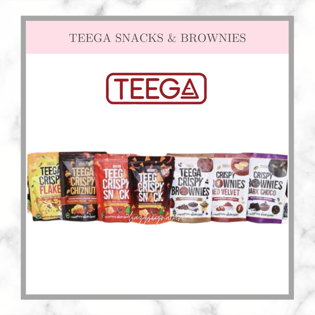 TEEGA CRISPY SNACK JAGUNG, BROWNIES, CRISPY CHIZNUT, CRISPY FLAKES ...