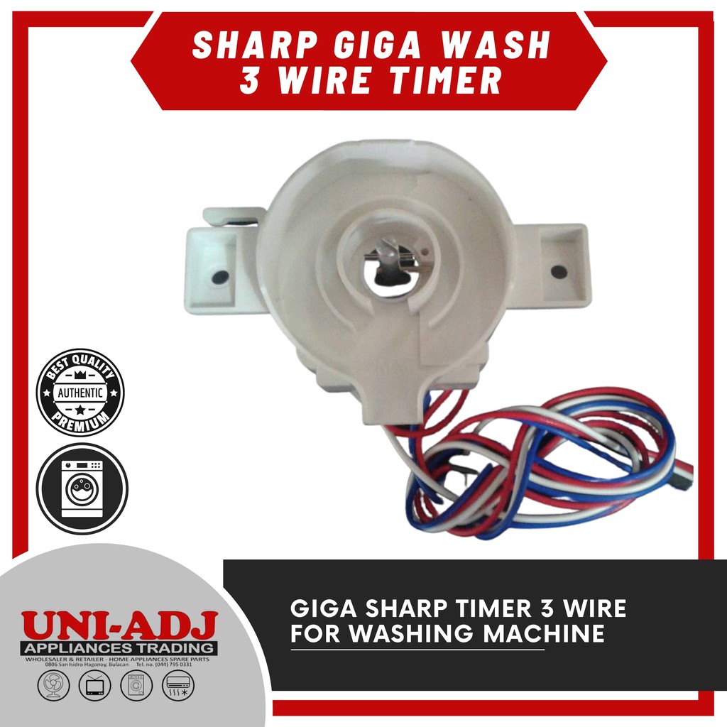 Sharp Giga Wash Timer 3 Wire for Washing Machine - Original | Shopee Philippines