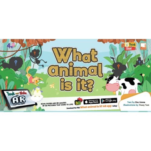 Think and Slide Cards What animal is it? - English vocabulary card ...