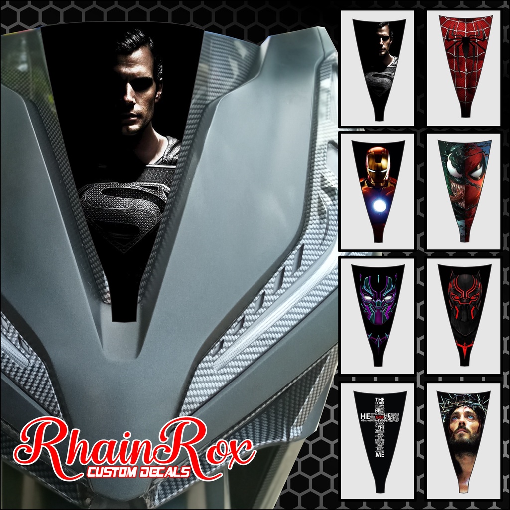 honda click front panel sticker printed laminated waterproof part 1 ...