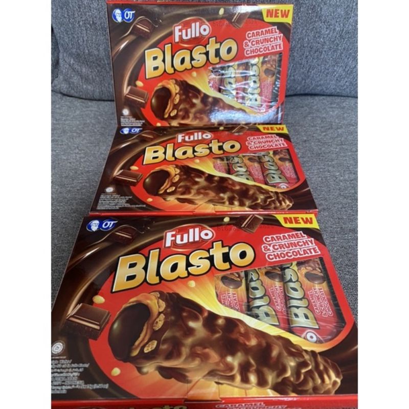 Fullo Blasto 5pcs x 16g Caramel & Crunchy Chocolate Wafer Stick ...