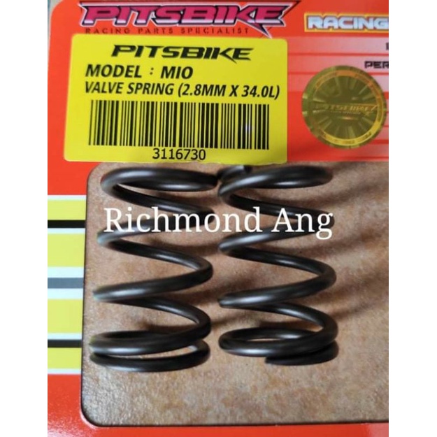 pitsbike racing 5 turns mio valve spring springs wave 100 xrm 110 34L ...