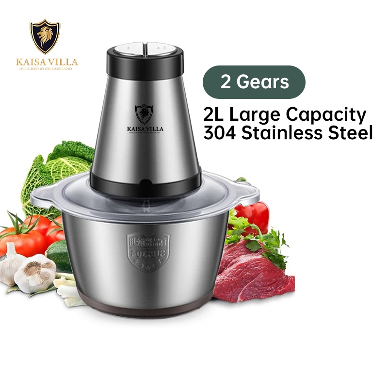 KAISA VILLA Electric Meat Grinder Food Multi Function Blender Processor | Shopee Philippines