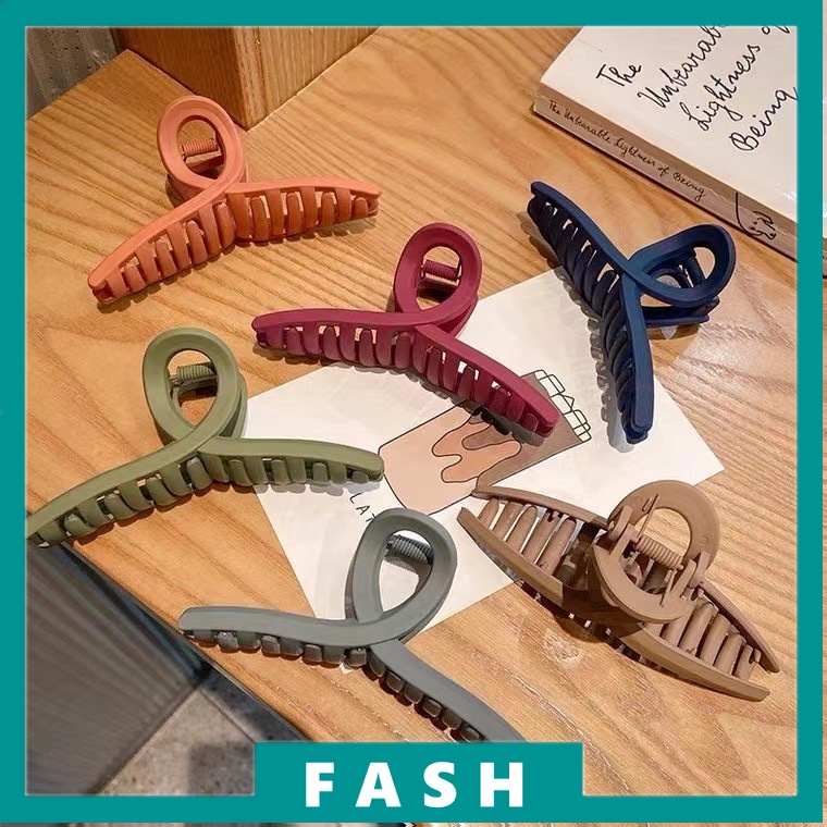 Cross Hair Clip Retro Grip Clip Matte Hair Clip Large Hair Clip Female ...