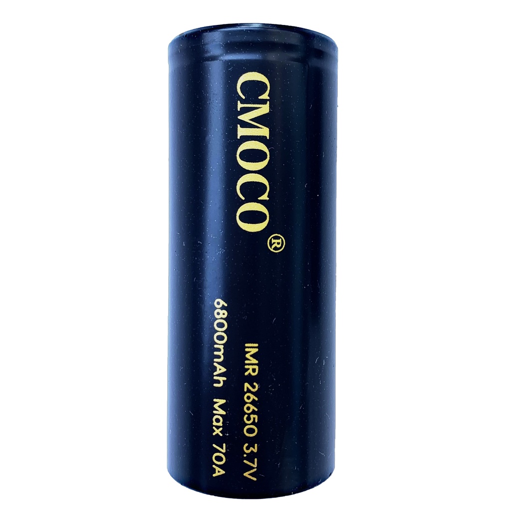 CMOCO 26650 Rechargeable Li-ion Battery 3.7V -4.2V 6800mah 70A for ...