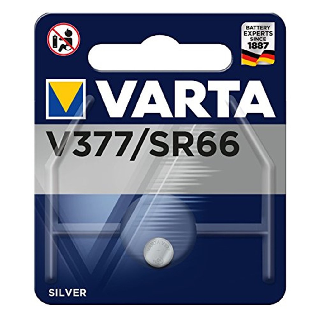 Varta V377 SR66 (1pc) 1.55v Silver Oxide Button Cell Battery in Blister ...