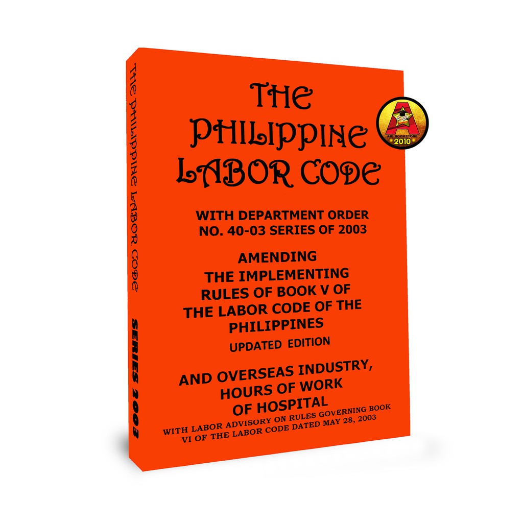 AUTHENTIC THE PHILIPPINE LABOR CODE Arellano V. Busto | Shopee Philippines
